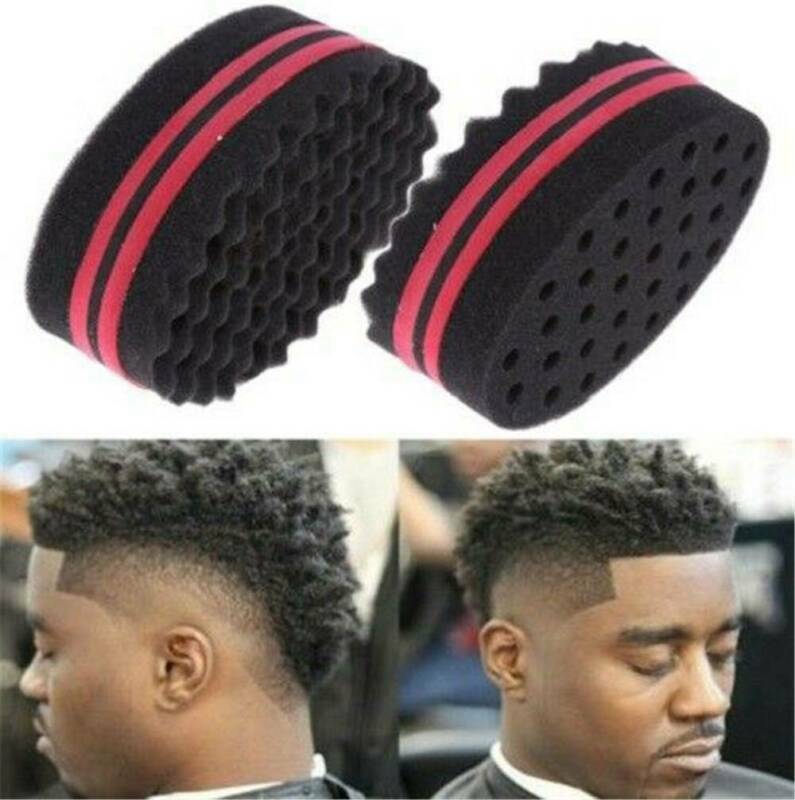 1/2Wave Barber Hair Brush Sponge for Dreads Afro Locs Twist Curl Coil