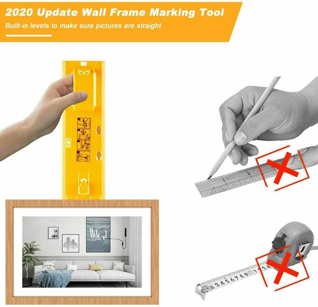 Picture Hanging tool Tools Frame Hanger Easy Wall Photo Hanging Level