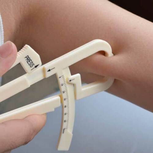 Body Fat Measurement Testing Caliper Skinfold Skin Fold Gym Weight Los