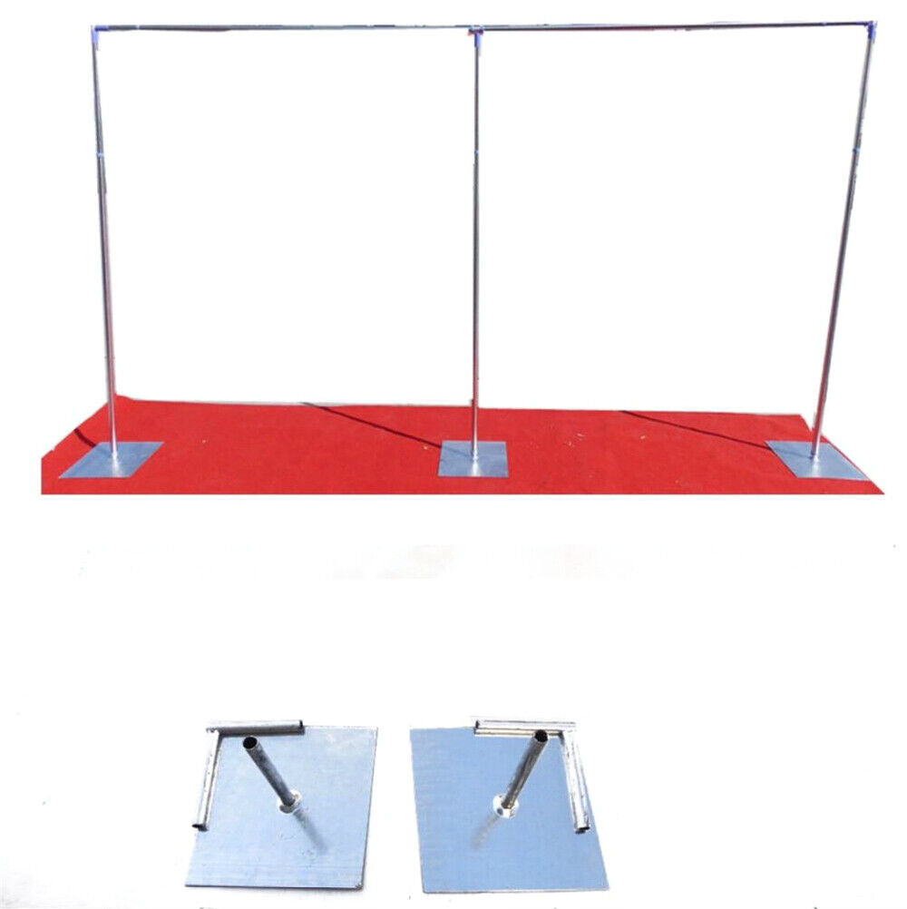 3mx6m Iron Wedding Backdrop Telescopic Stand Party Curtain Frame Drape