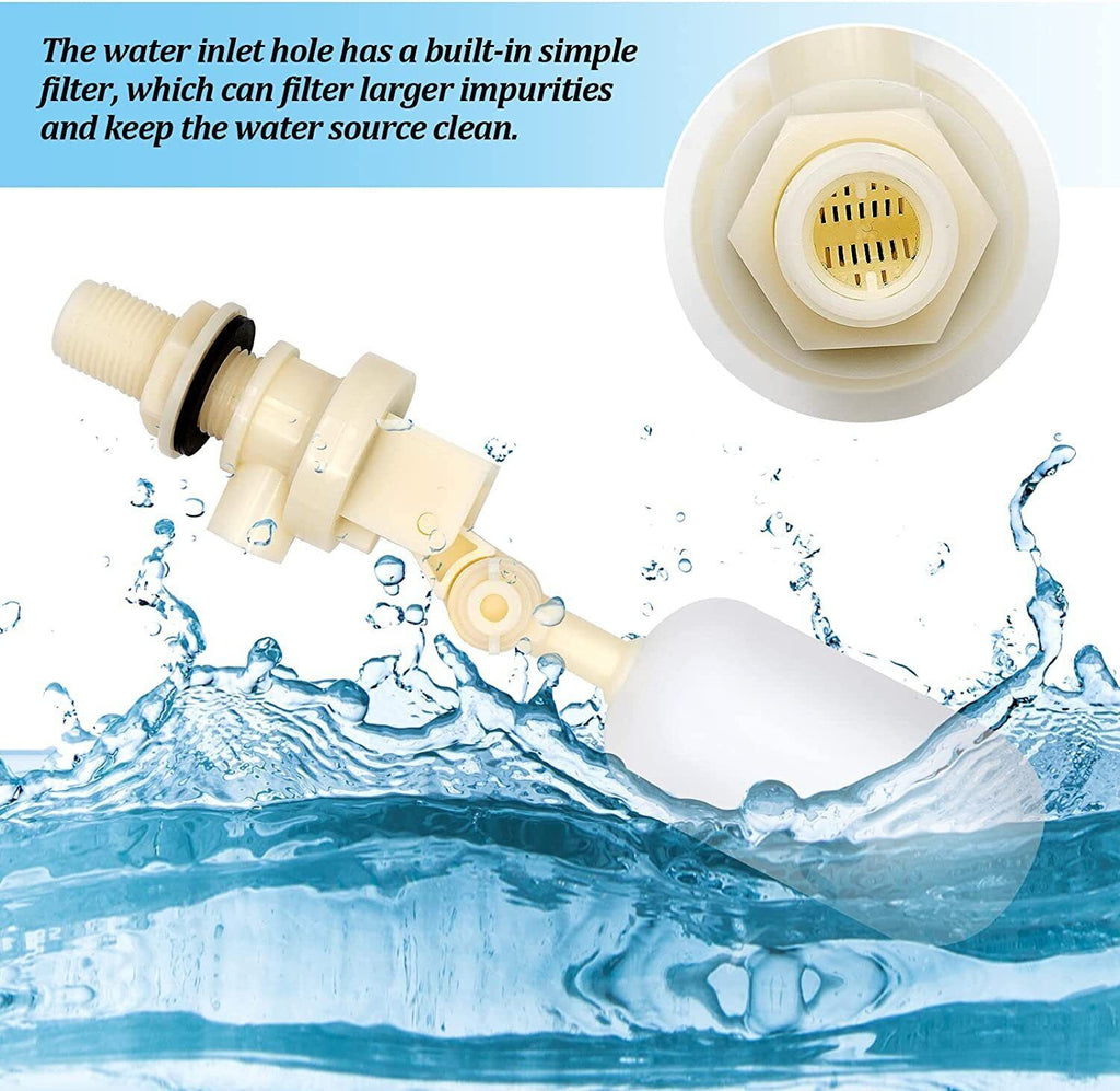 3x Automatic Water Level Control Valve Float Ball Adjusting Tank Troug